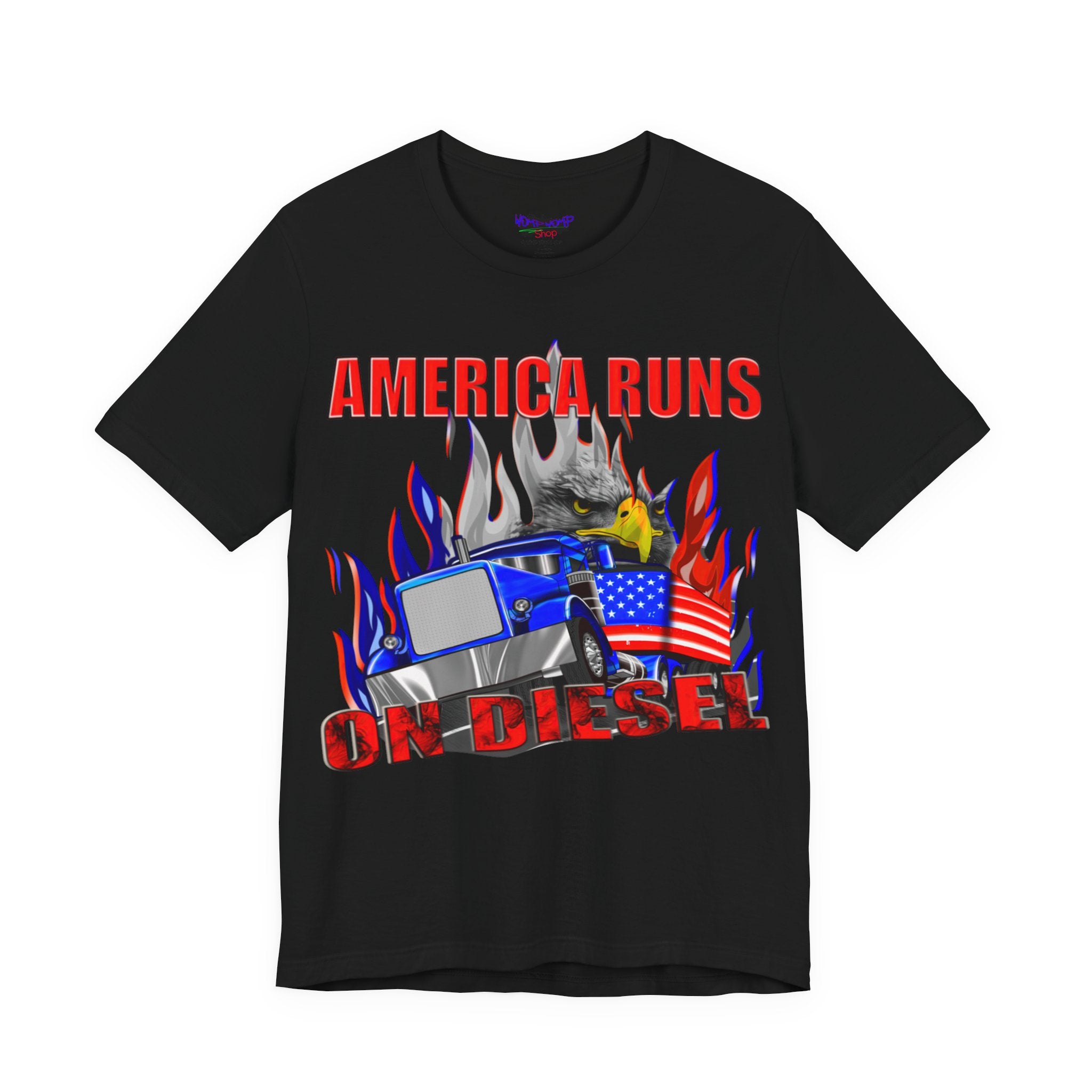 America Runs On Diesel Tee – Womp Womp Shop by Built Diesel Mafia